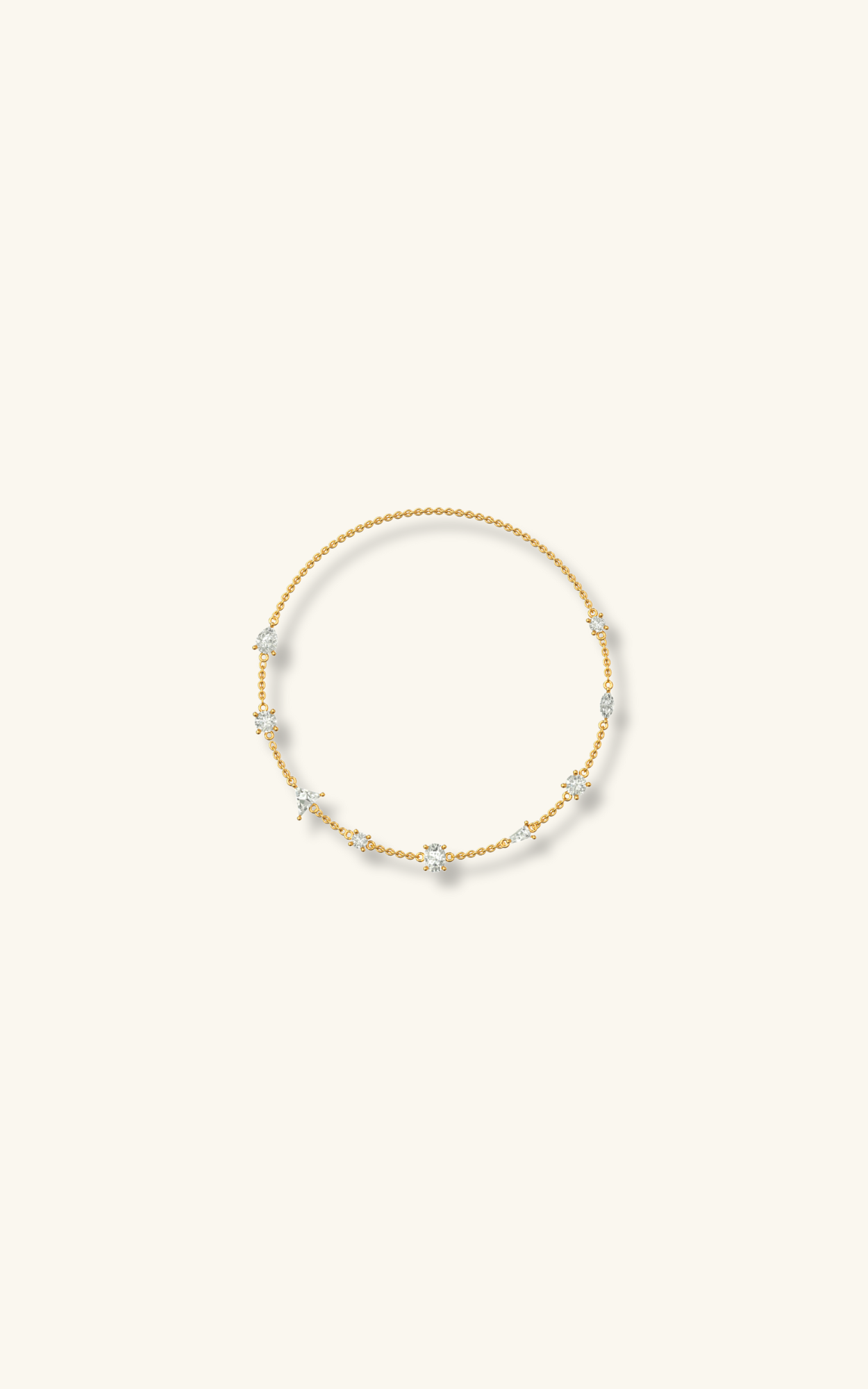 Multi Shape Diamond Bracelet – Hira Jewellery