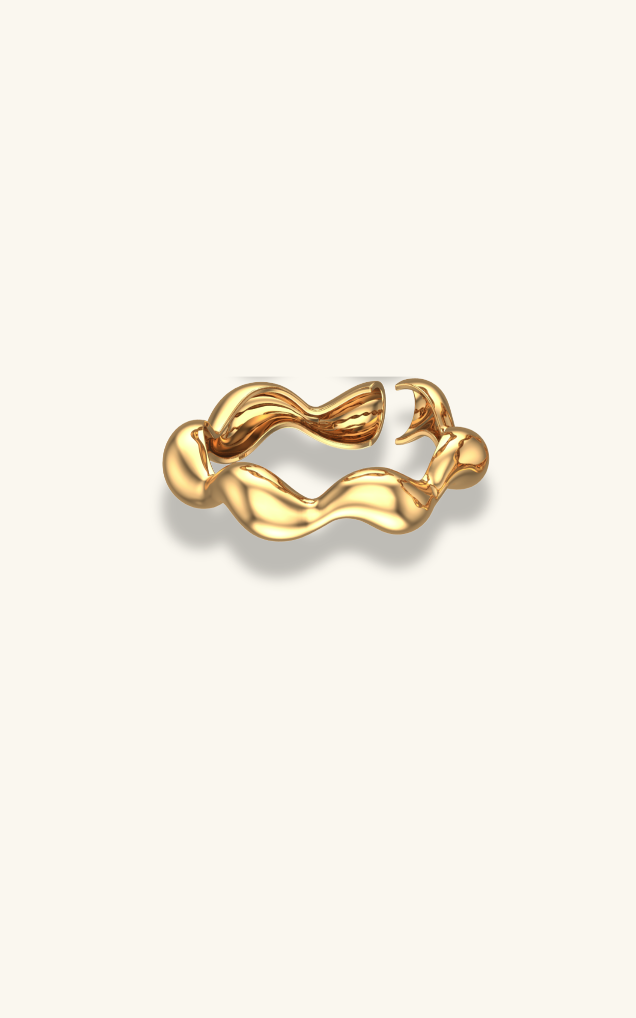 Sculptural Seep Ring – Hira Jewellery